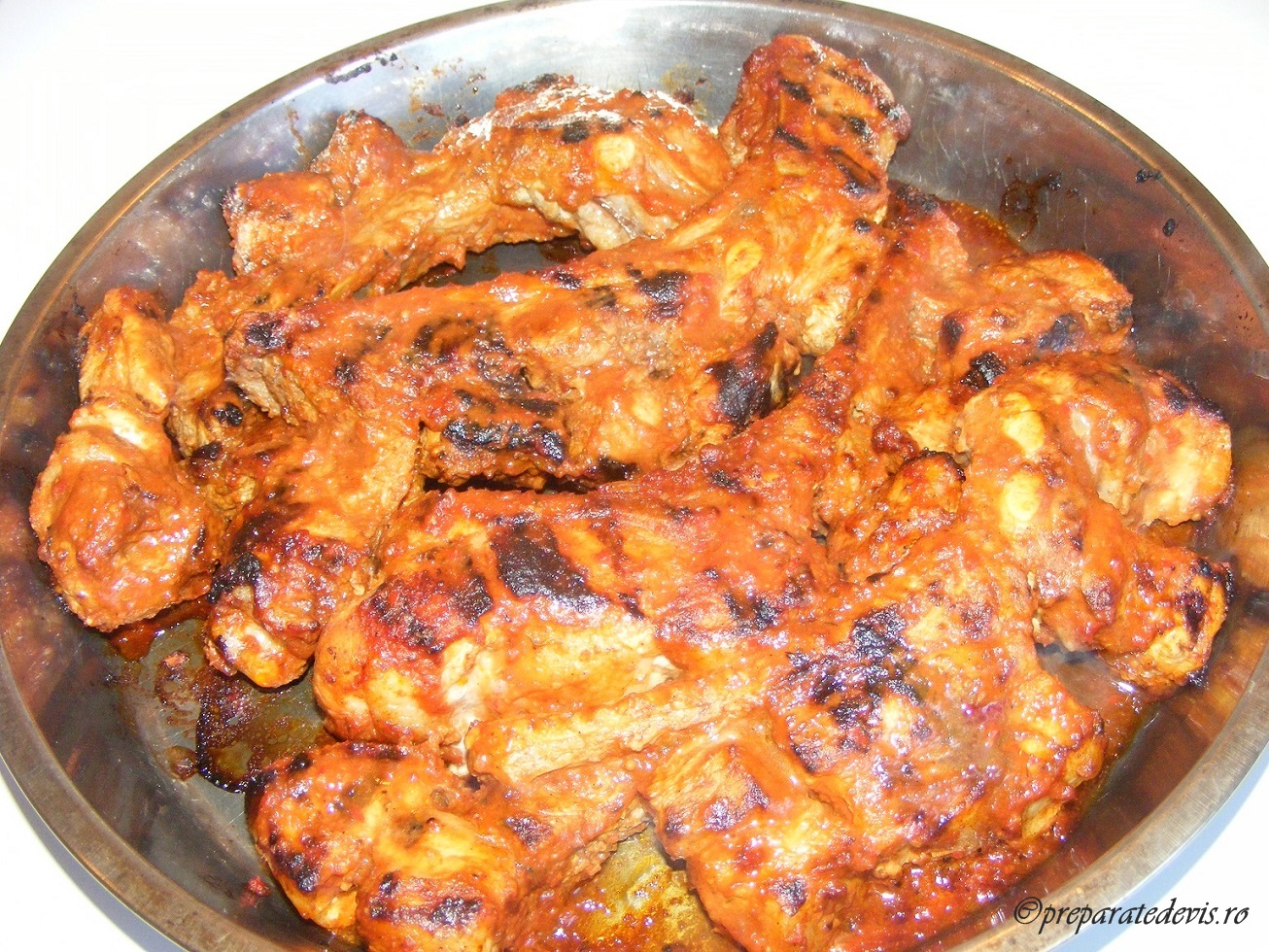 Coaste de porc barbeque | Preparatedevis.ro