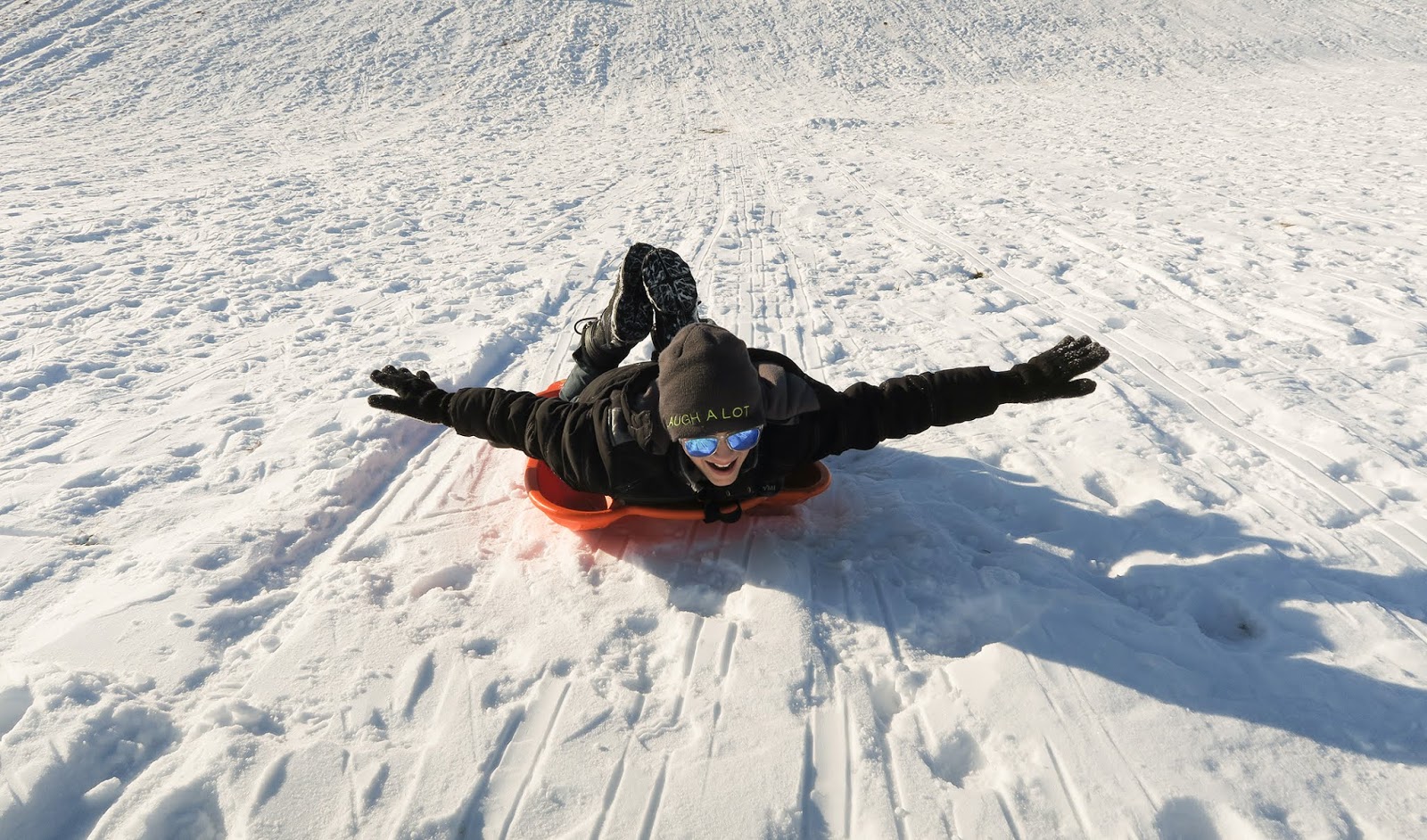 An Apel a Day: Sledding