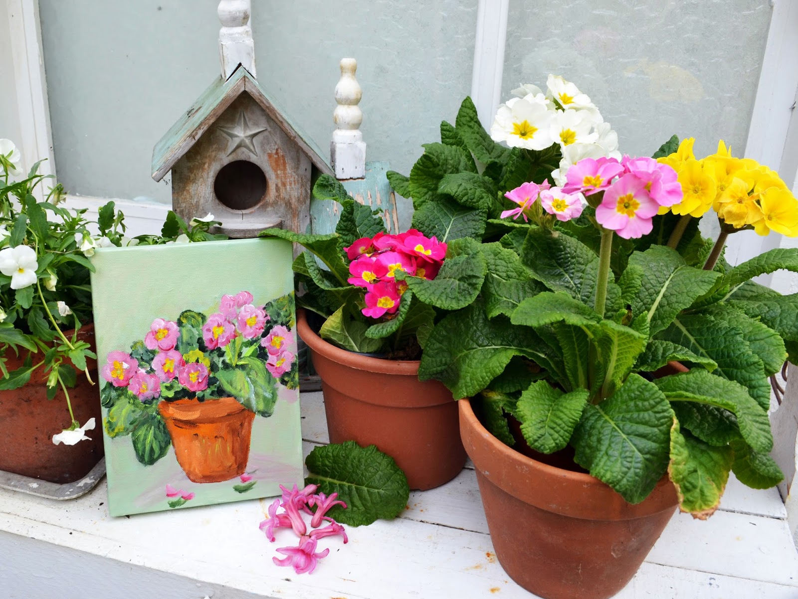 My Painted Garden: Painting Primroses