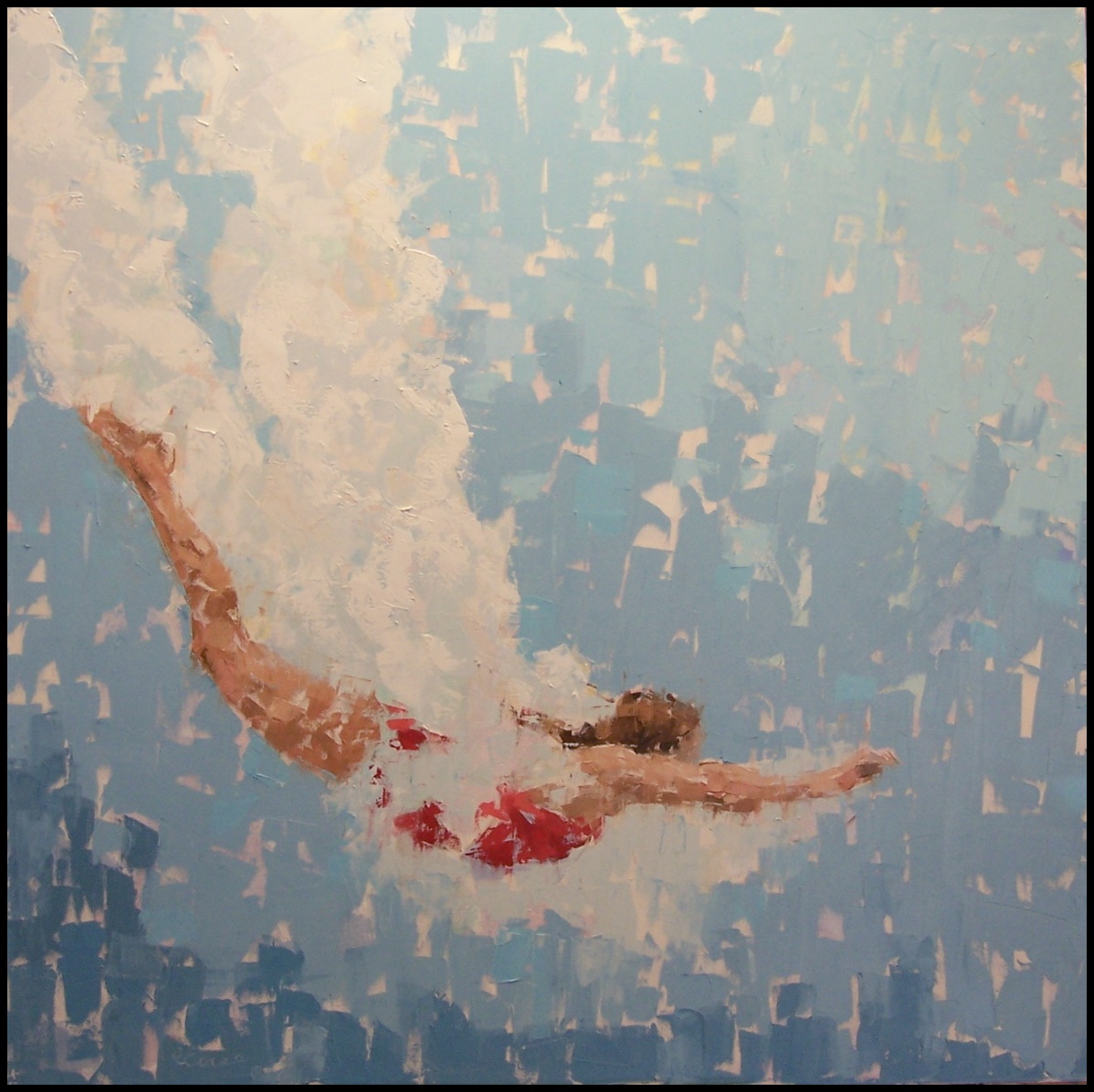 Eileen Corse, Oil Painter: Pool Party Series