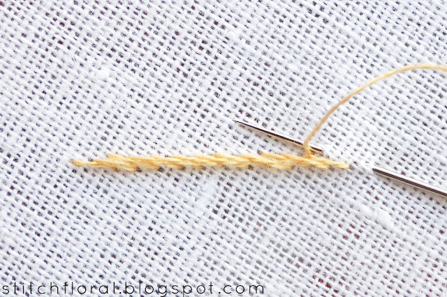 The 6 faces of stem stitch - Stitch Floral