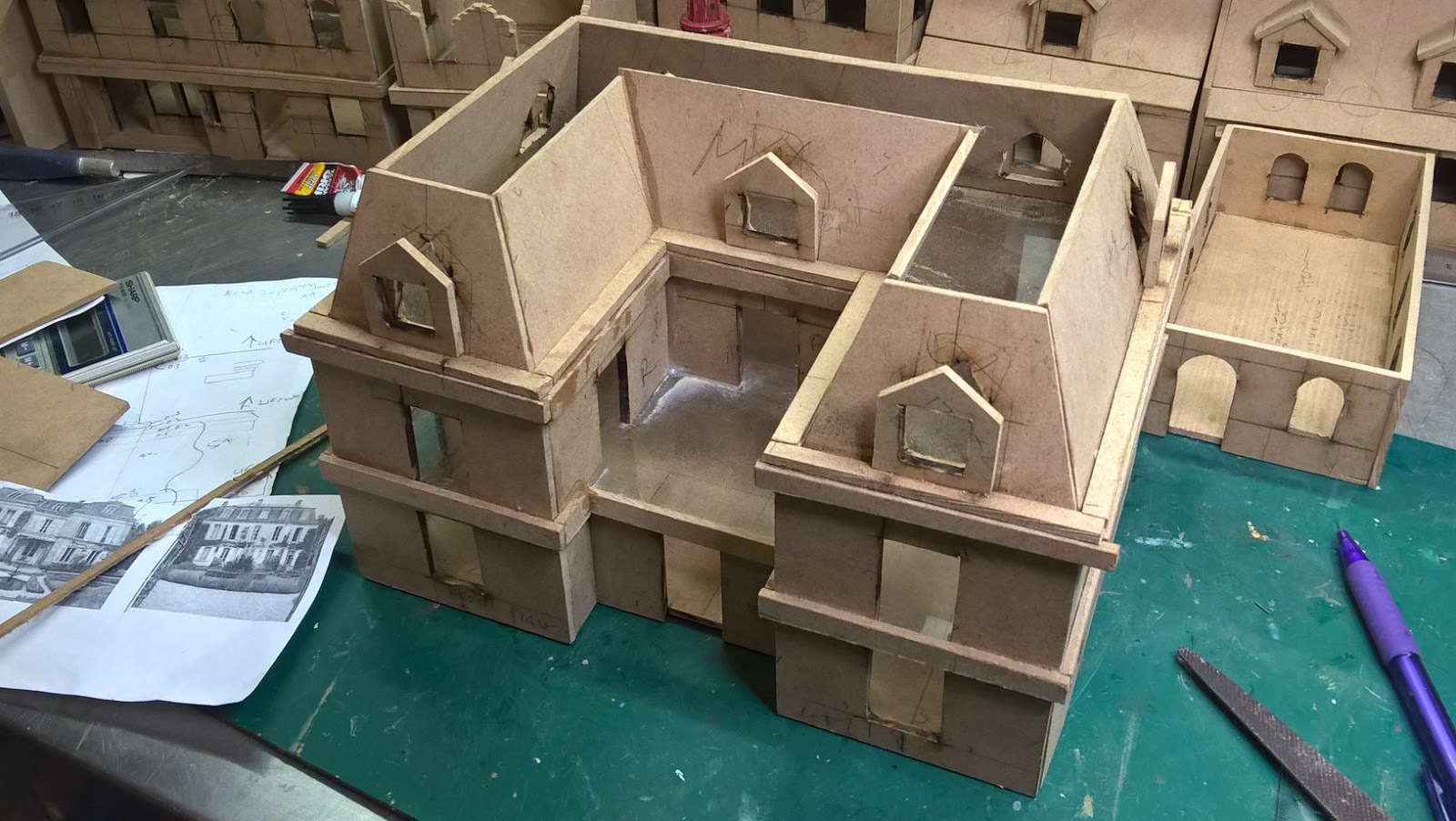 JOHN BOND's WARGAMING STUFF: DIY MDF BUILDINGS, Part 1 28mm