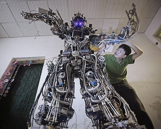 Robot.Guru: Homemade Robot by Tao Xiangli