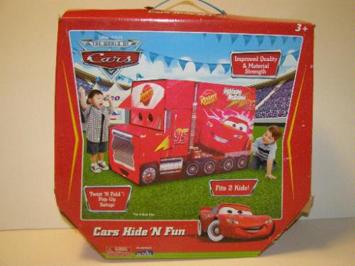 My Baby World: Mcqueen Cars Trailer truck Tent - Disney