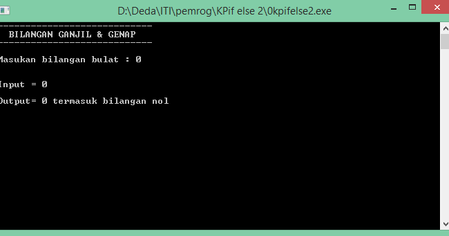 Program bilangan ganjil / genap menggunakan C++ (If else) ~ KOMPUTnie