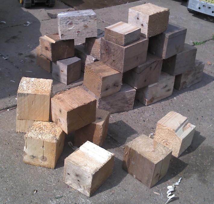 The Shed And Beyond: Heavy duty wooden building blocks ... ...