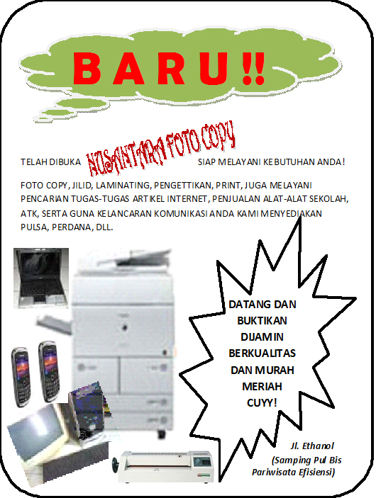 NusAntArA FotoCopY: BrosUr ProMo PerdaNa