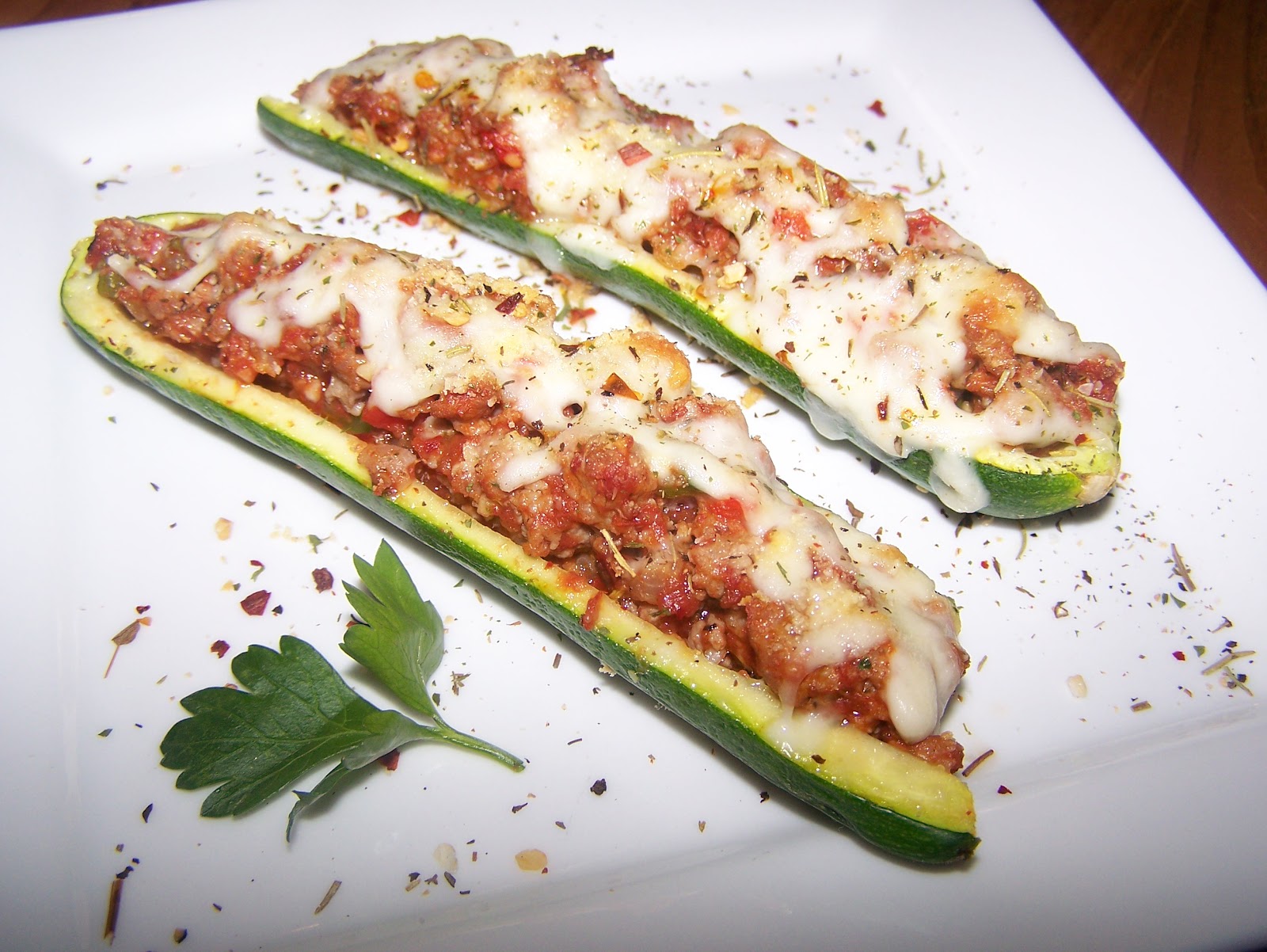 Stuffed Zucchini Boats