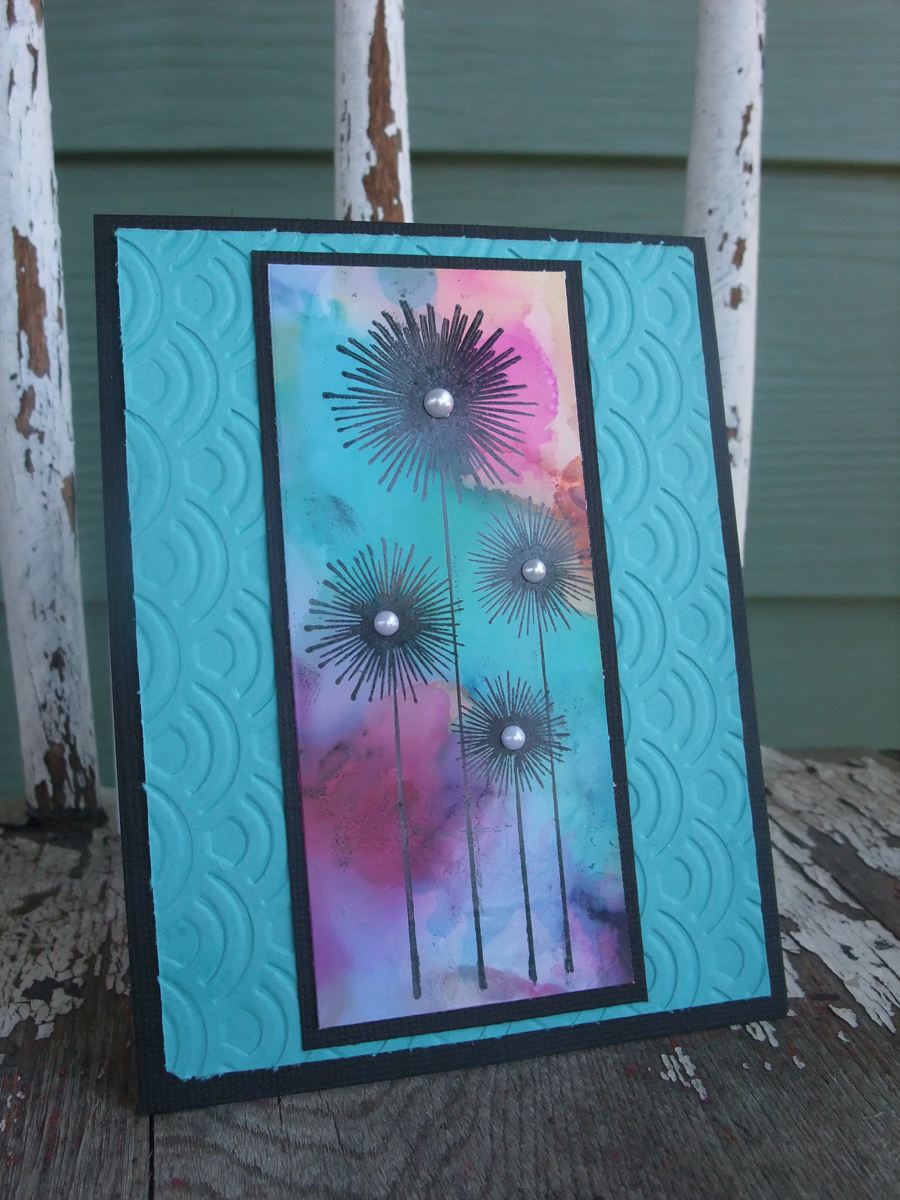 Beyond Just Black and White...paper crafting projects: Alcohol Ink ...