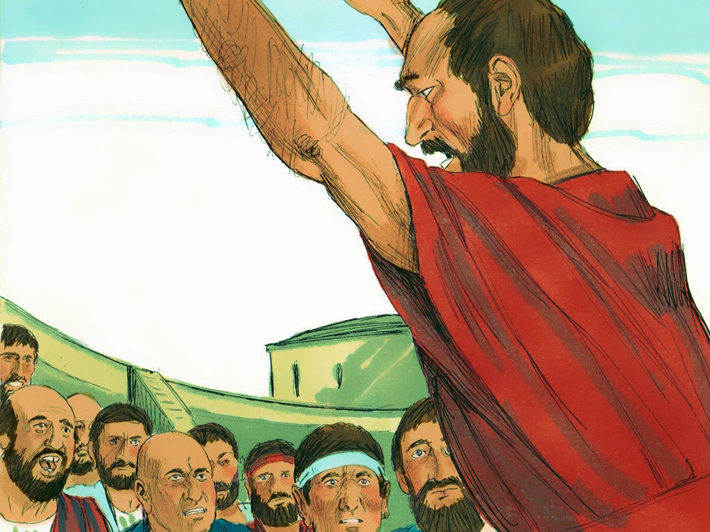 Escola Dominical Infantil: Visuais: O Apóstolo Paulo e Demétrio, o ourives