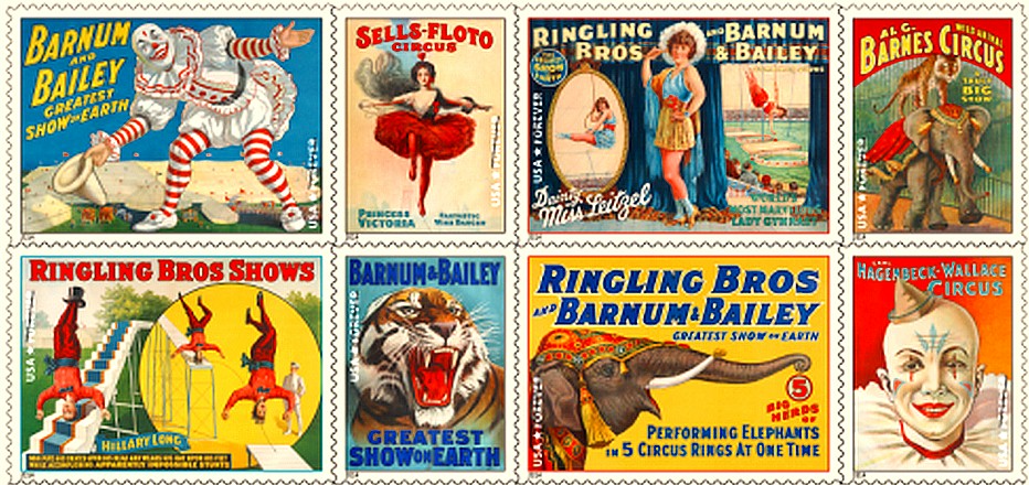 Tique Talk by Marianne Dow: The Forever Circus: Vintage Circus Posters ...