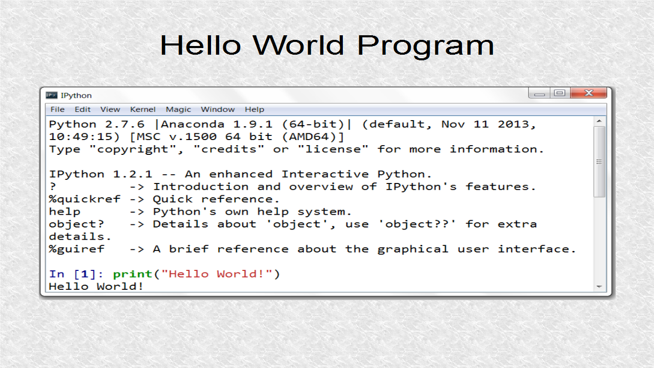 Audio Programming In Python: 1. Introduction to IPython environment