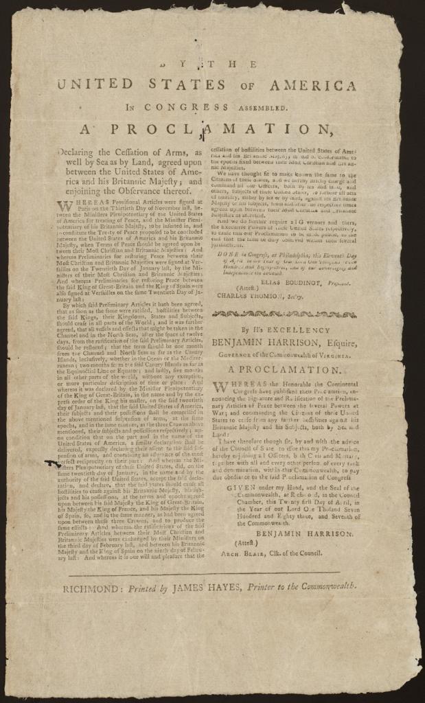 Thanksgiving Day Proclamations: FAST & THANKSGIVING PROCLAMATIONS 1776 ...