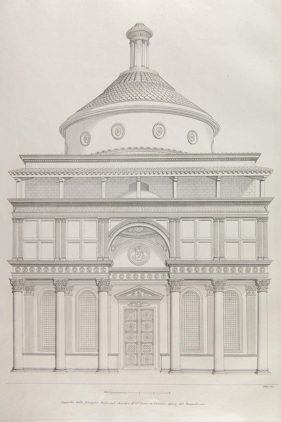 La Cappella Pazzi en Santa Croce de Florencia