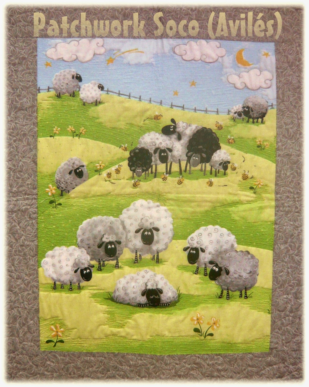 Patchwork Soco: Paneles, colchas y mantas