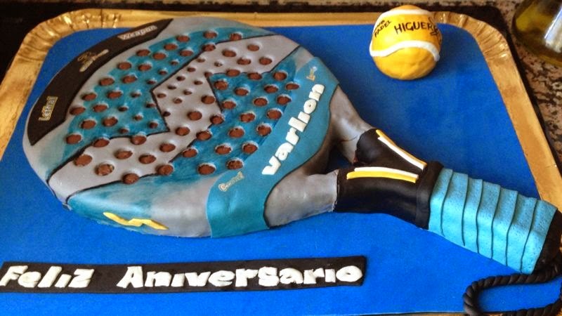 Dulces de Rafi: TARTA FONDANT PALA DE PADEL
