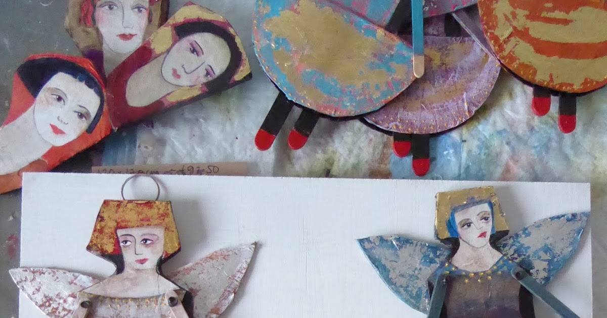 My Curious Tea Party: Christmas angels everywhere...