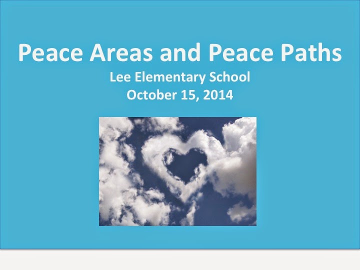 Ms. Sepp's Counselor Corner: Peace Area Training & Buffet