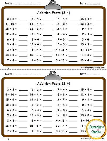 Elementary Studies: Fact Fluency
