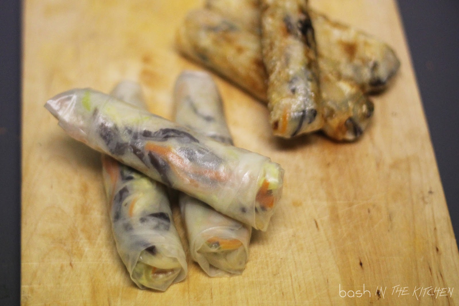 bash in the kitchen: Jarné rolky = spring rolls