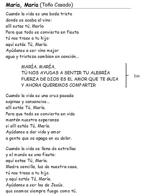 Canciones de María