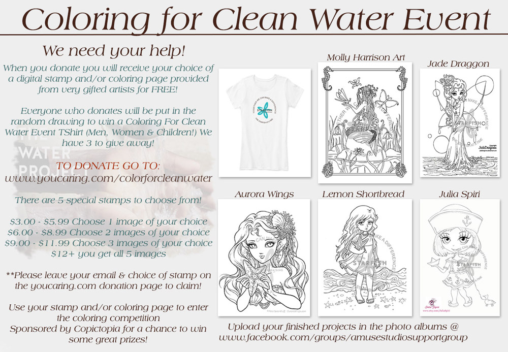 Pink Lemonade Stand by LemonShortbread: COLORING FOR CLEAN WATER ...