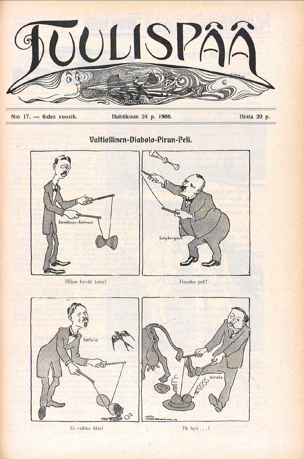 Sukututkijan loppuvuosi: Diabolon alkuvaiheita Suomessa