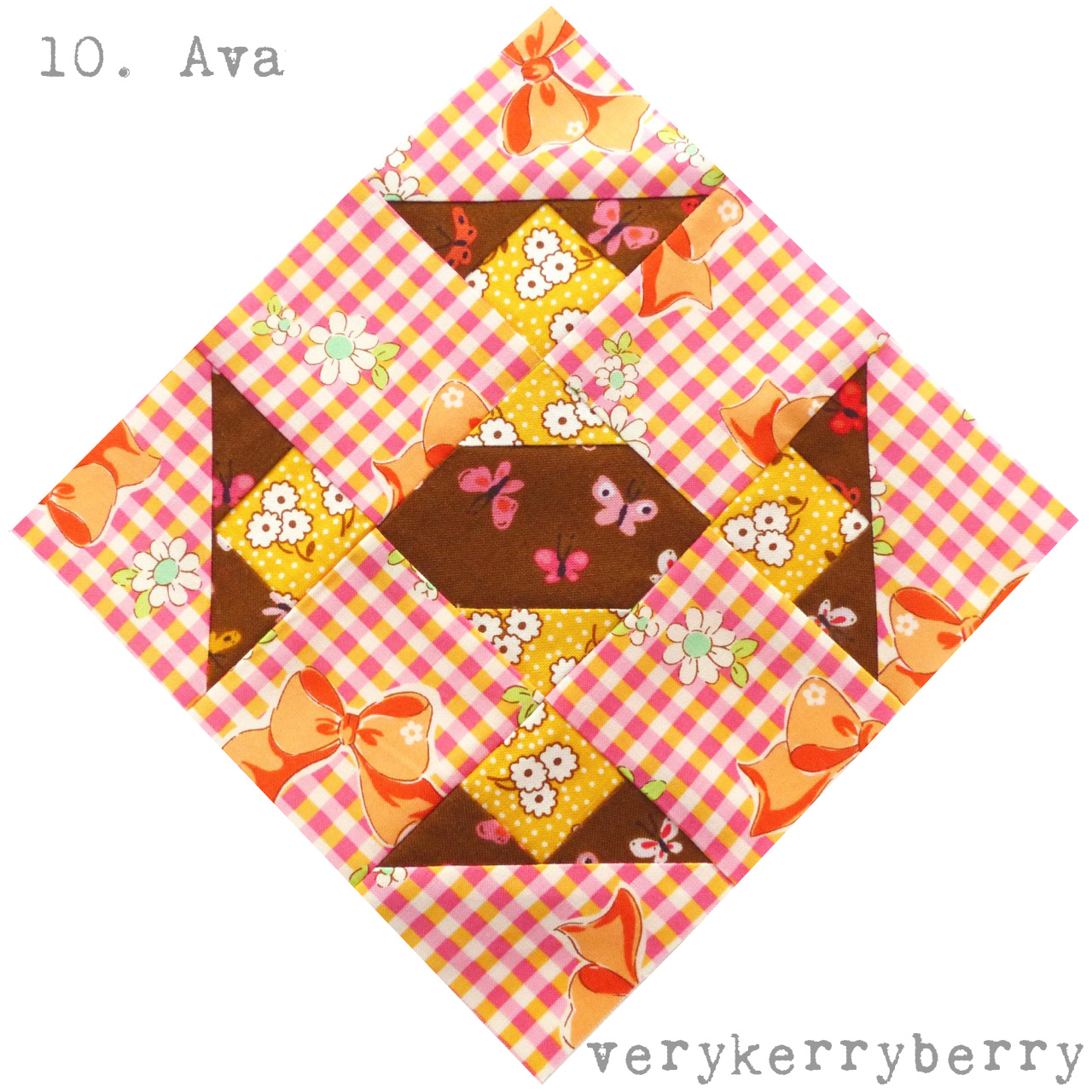 verykerryberry: Farmer's Wife 1930s QAL Blocks 9 & 10: Autumn and Ava