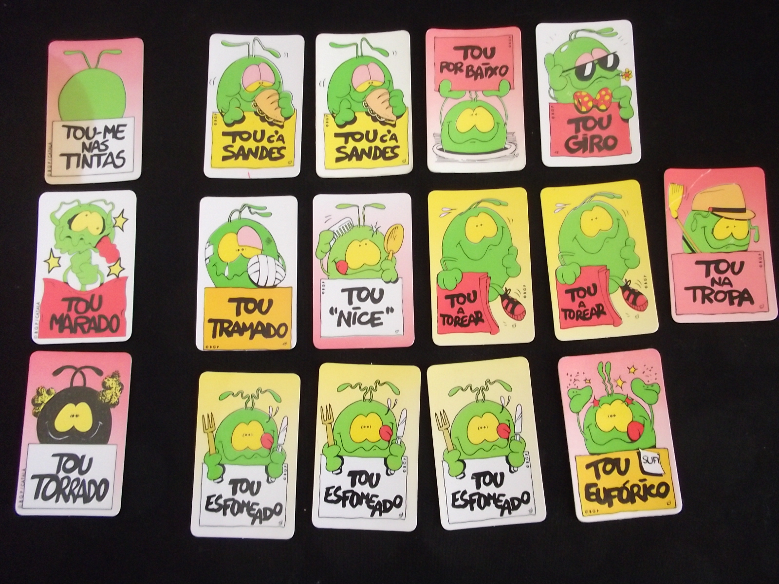 RECICLAS: Autocolantes Tou Bollycao Coleção anos 80