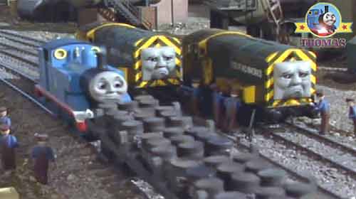 Diesel Thomas To The Rescue Of His Railroad Train Friends | Train ...