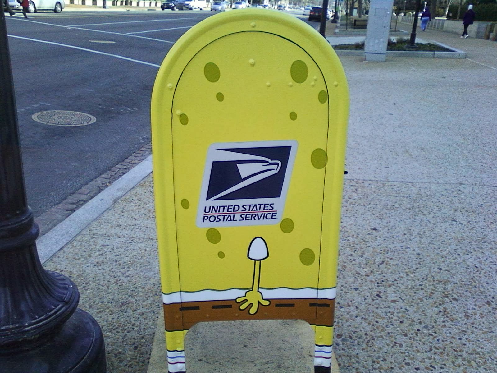 CartoonPhilately: SpongeBob SquarePants mailbox in DC