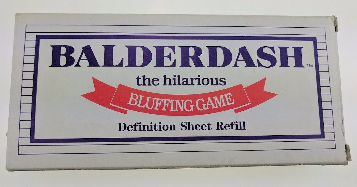 Flipping for Fun: Balderdash Refill Sheets
