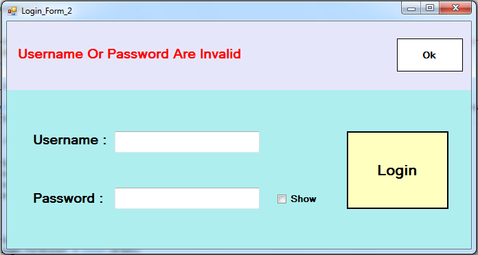 C How To Create Login Form In C With Mysql Database C Javaphp Programming Source Code