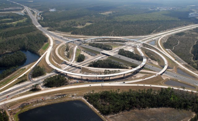 Just A Car Guy: best freeway interchange design I've ever seen