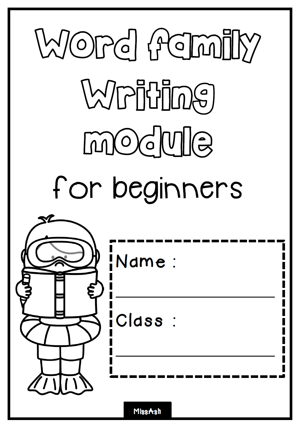 ASH THE TEACHER: Word Family Blending Cards ASH THE TEACHER: Word Family Blending Cards