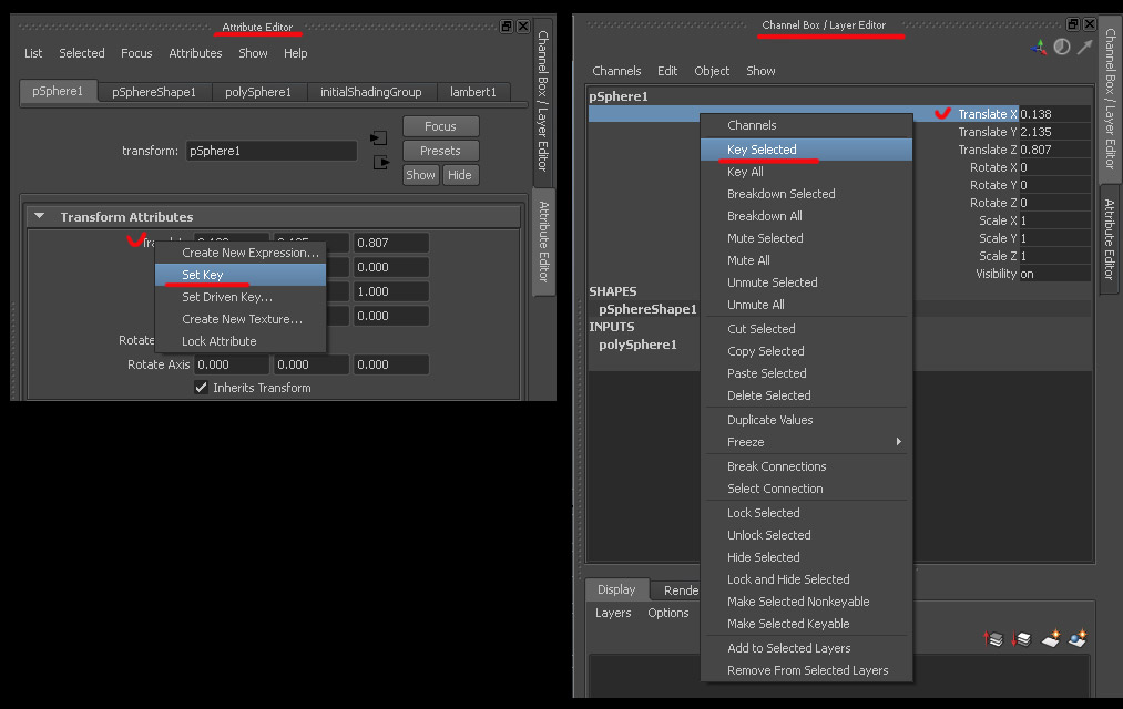 3D Maya. Дневник.: Анимация. Знакомимся с интерфейсом Time Slider and ...