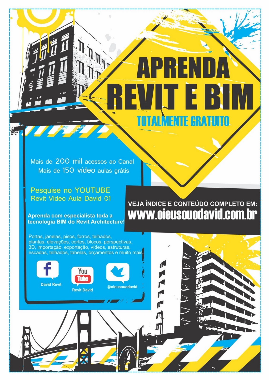 Engenharia's portfólio: Aprenda Revit e Bim