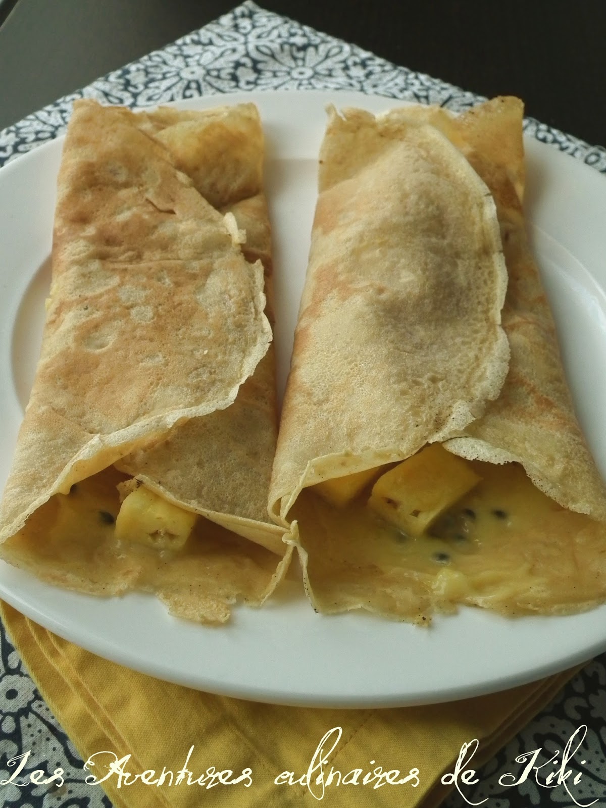 Faits avec amour /Les Aventures culinaires de Kiki: Crêpes fines d ...