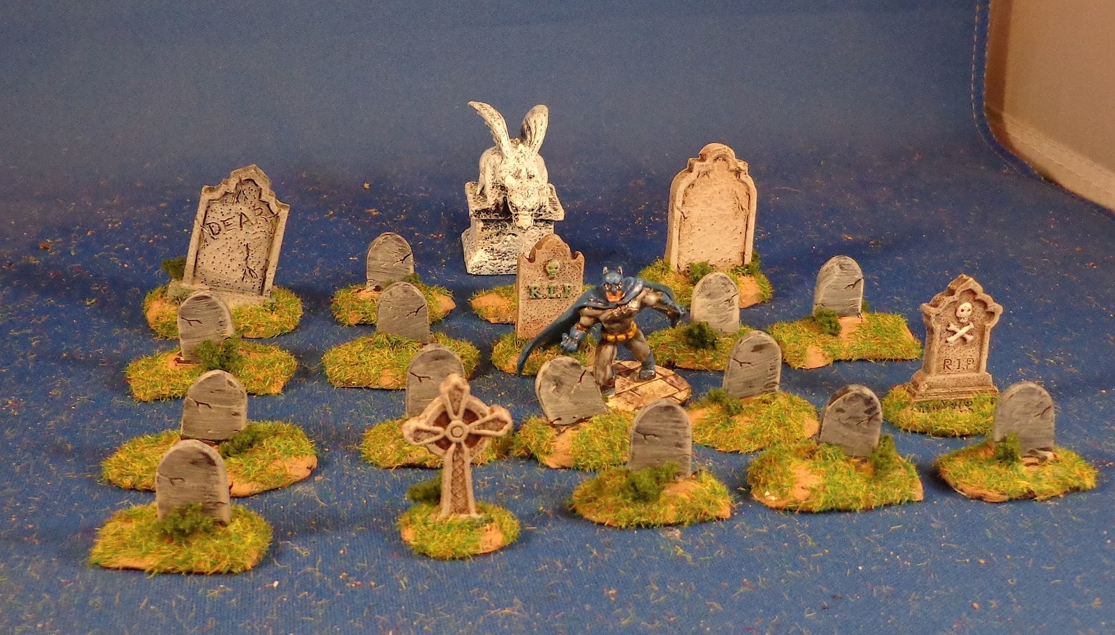 Bob's Miniature Wargaming Blog: Graveyard and terrain boards