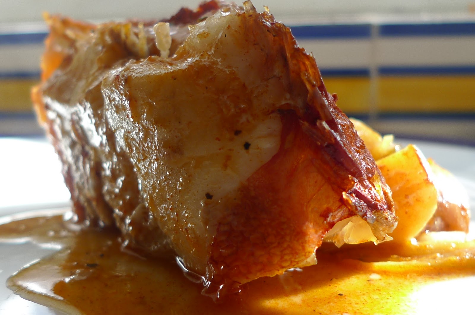 les bons vivants: receita - redfish no forno com batatinhas