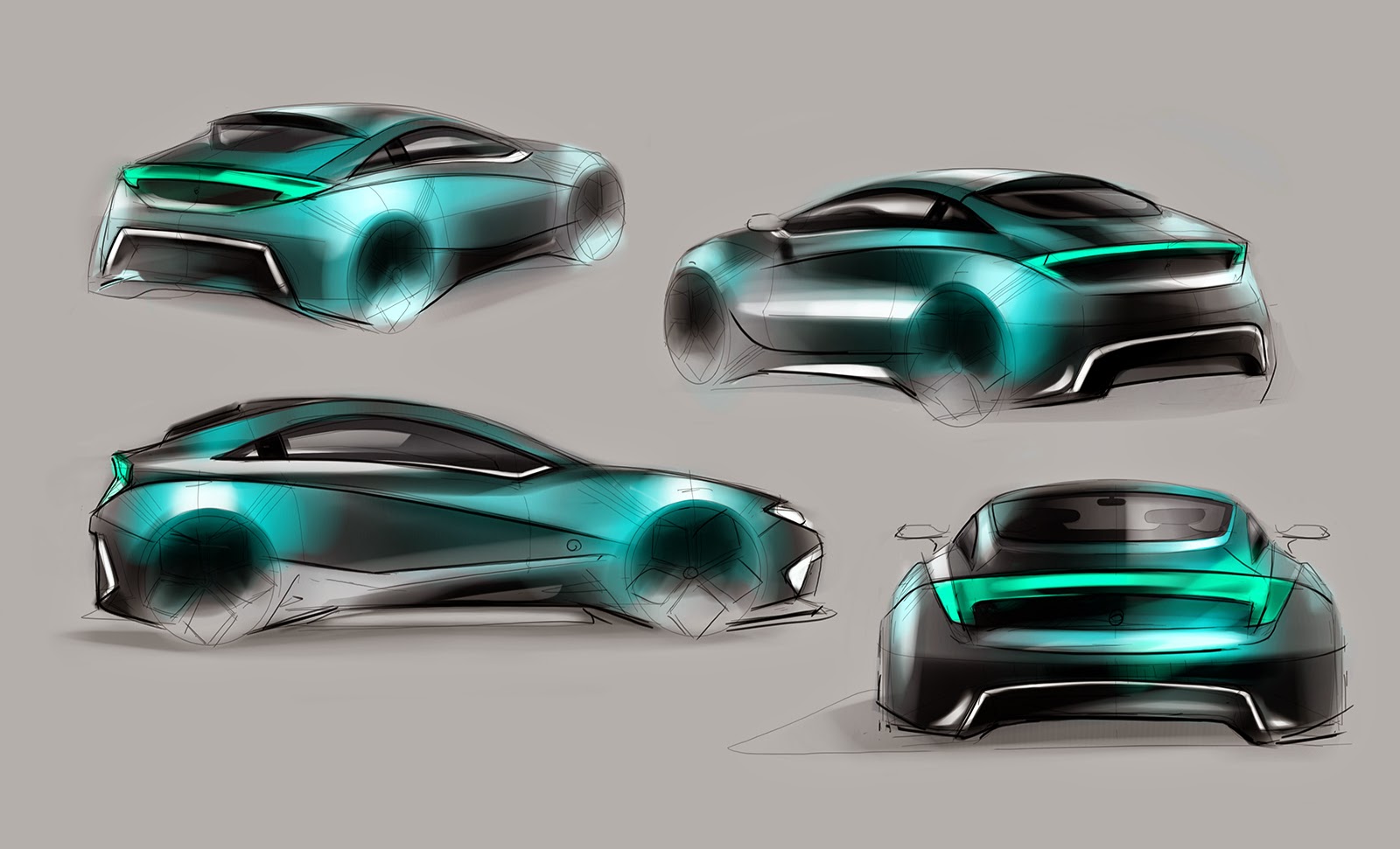 CAR DESIGN CORE - Here and Now!: TUTORIAL 4 - Concept Car Visualization