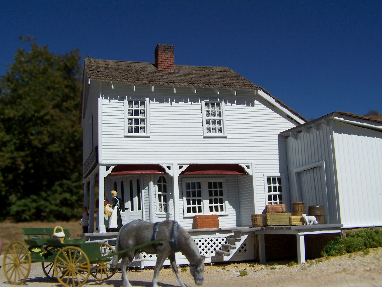 MIKE COZART DESIGN AND MODEL: WALNUT GROVE SCHOOL HOUSE MODEL from ...