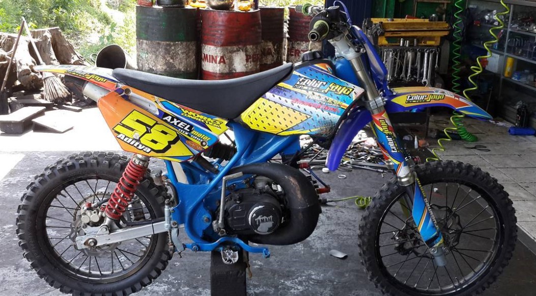 50 Gambar Modifikasi Motor Trail Grasstrack Adventure | Modifikasi ...