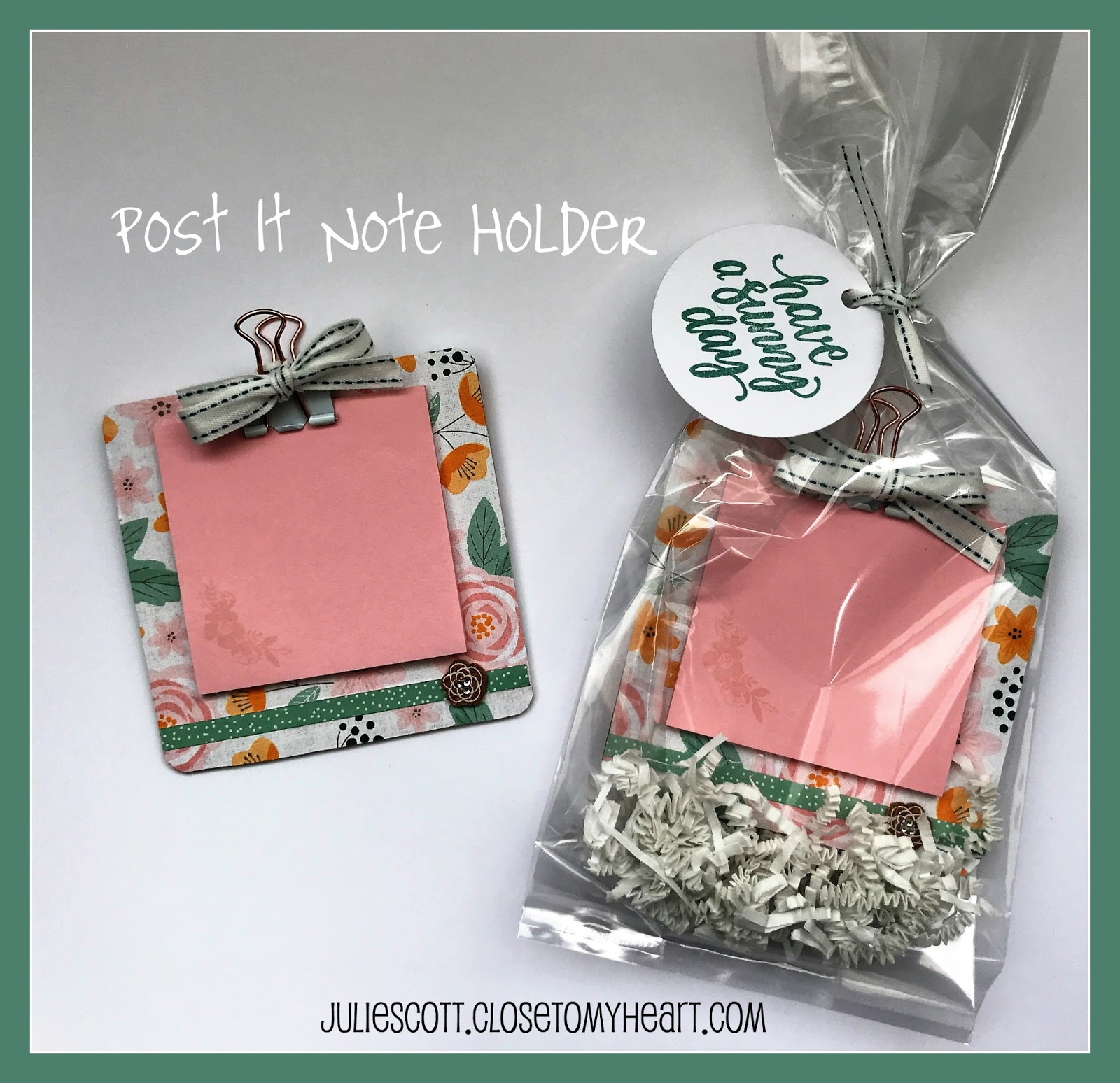 Post It Note Holder - Facebook LIVE video #15