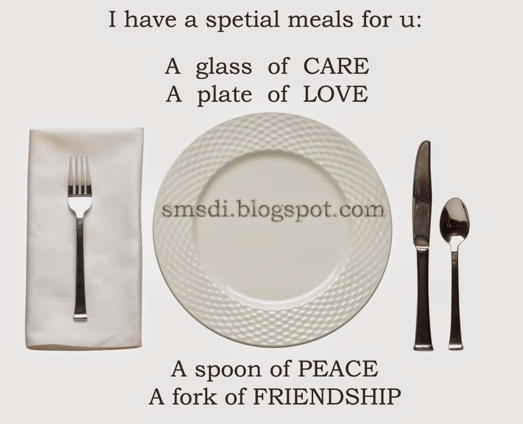 SMS: A special meals for friendship messages