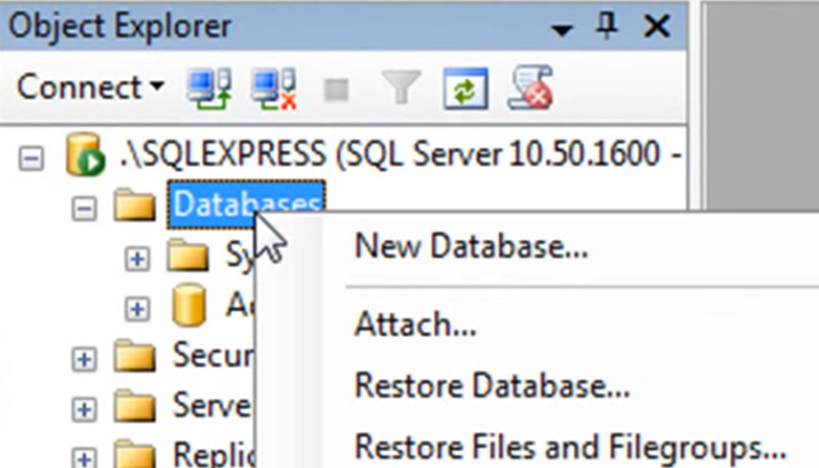Simple setup tutorial for MSSQL LocalDb