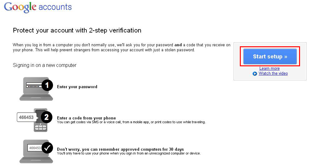 GMail - 2 Step Authentication - Tech Fishy