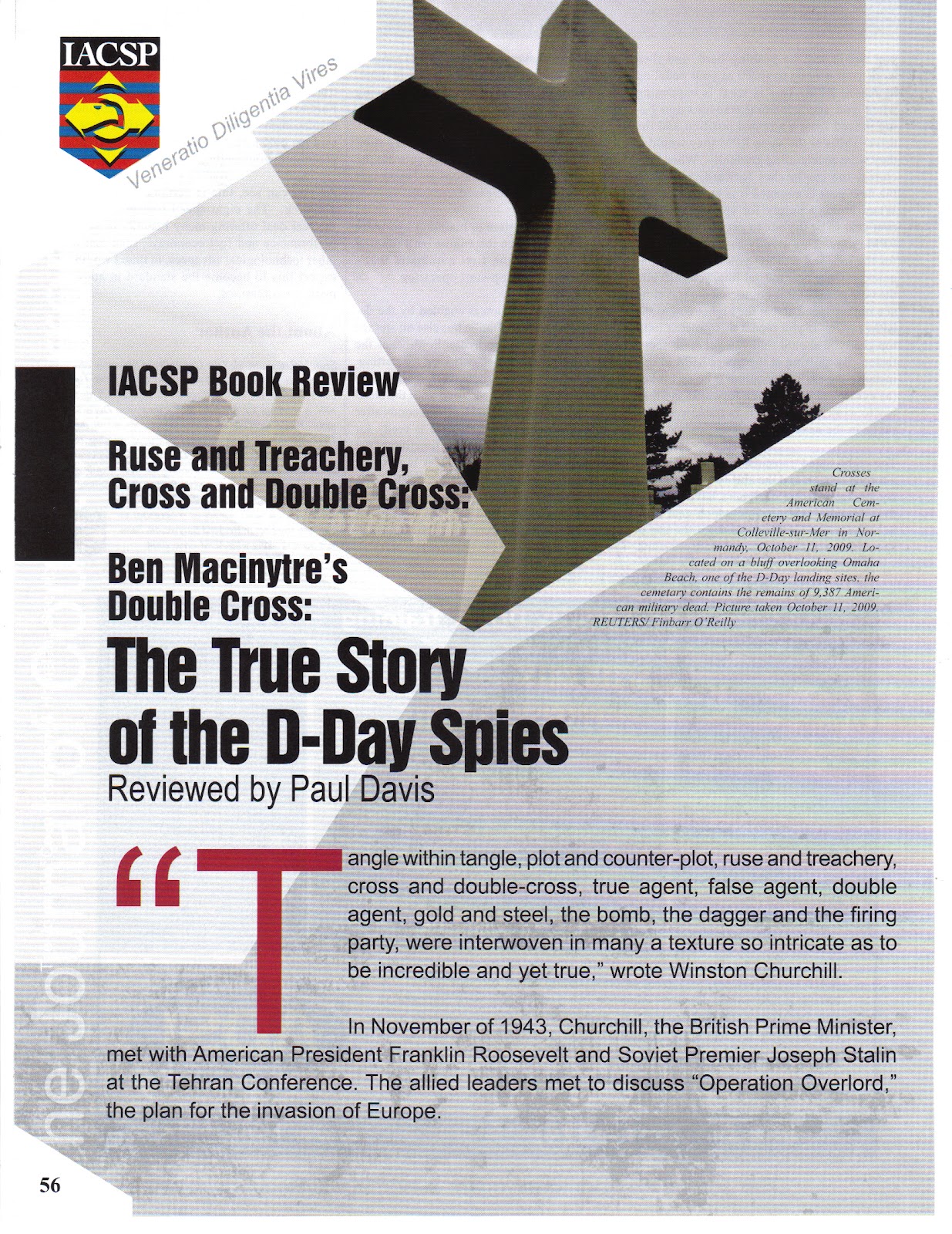 Paul Davis On Crime My Review Of Ben Macintyres Double Cross The