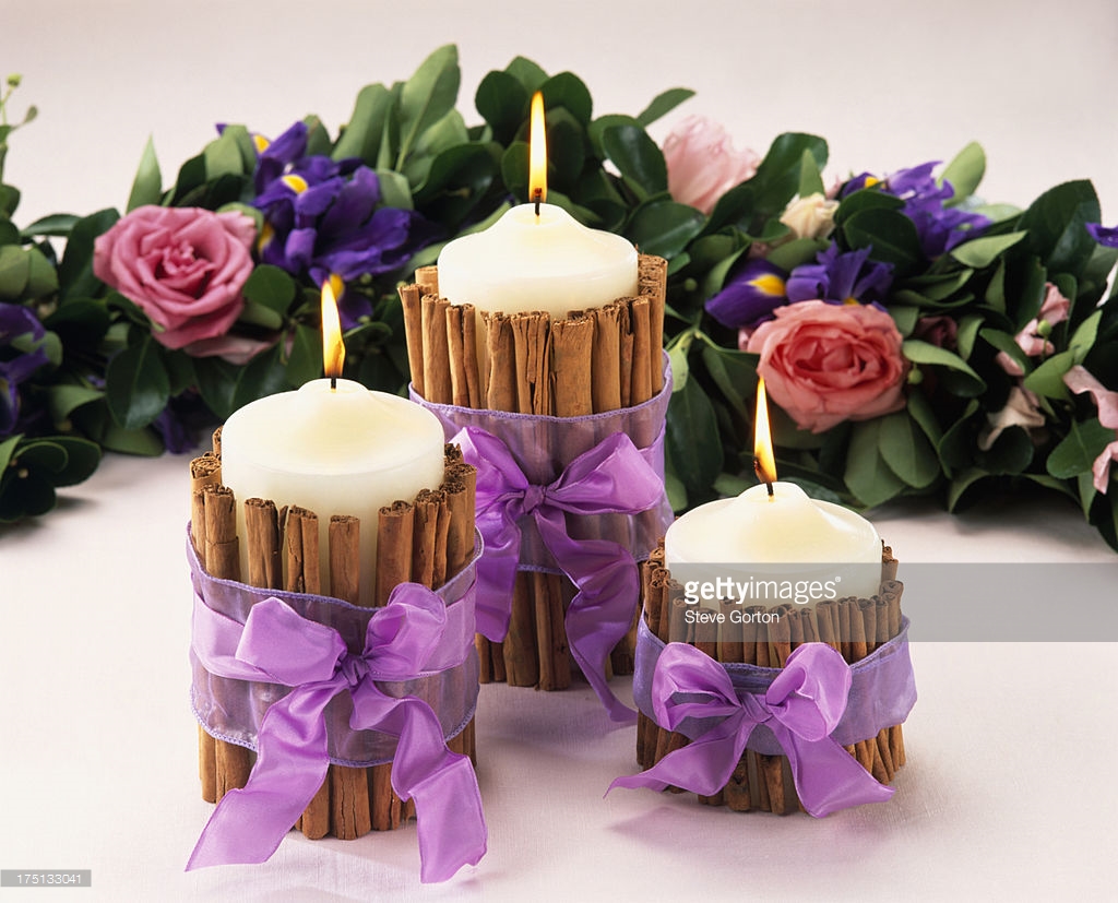 5 Ideas fáciles para decorar velas con canela aromáticos