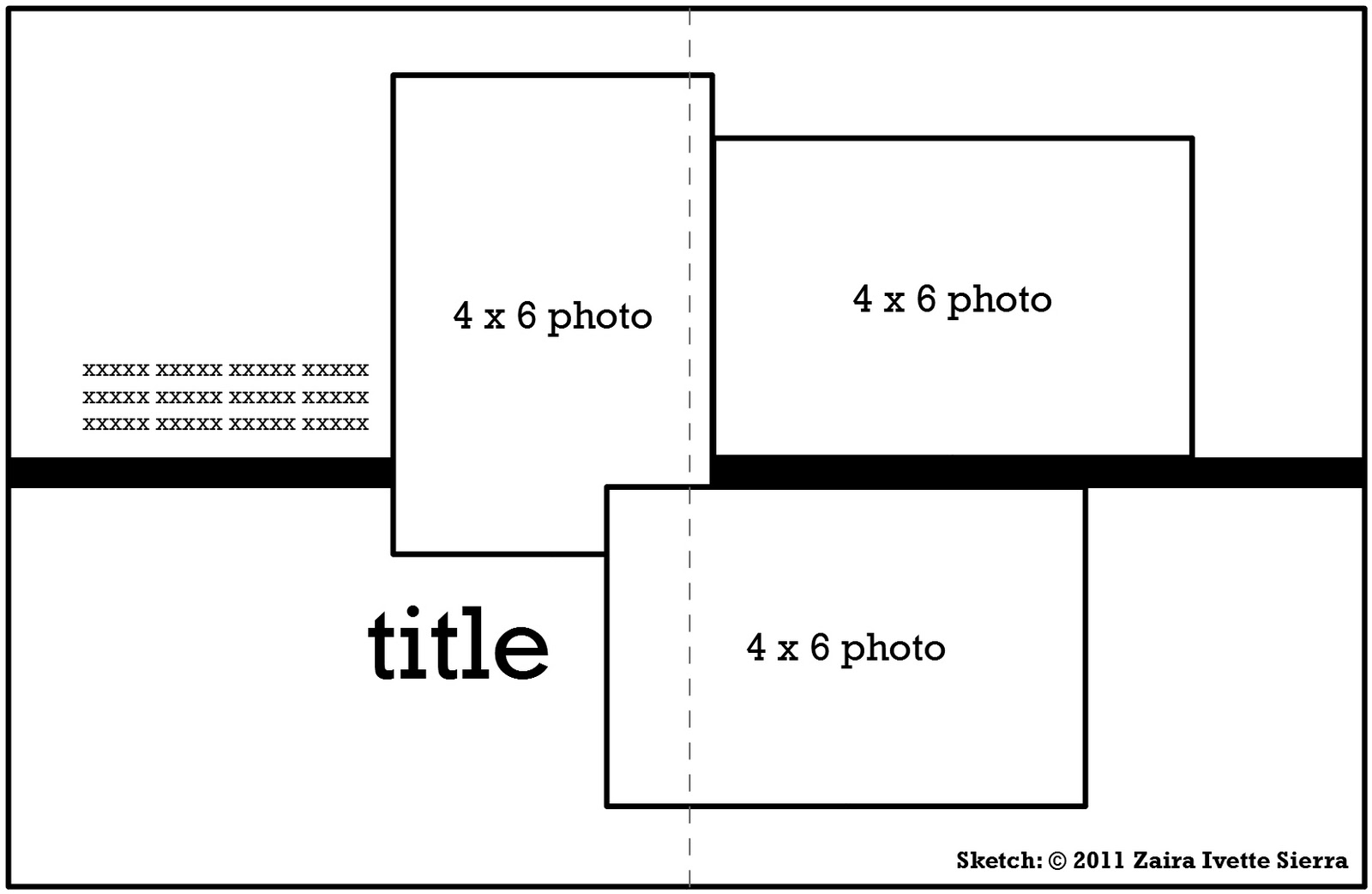 4 X 6 Photo Sketch Blog: Guest Sketch Artist: Zaira Ivette